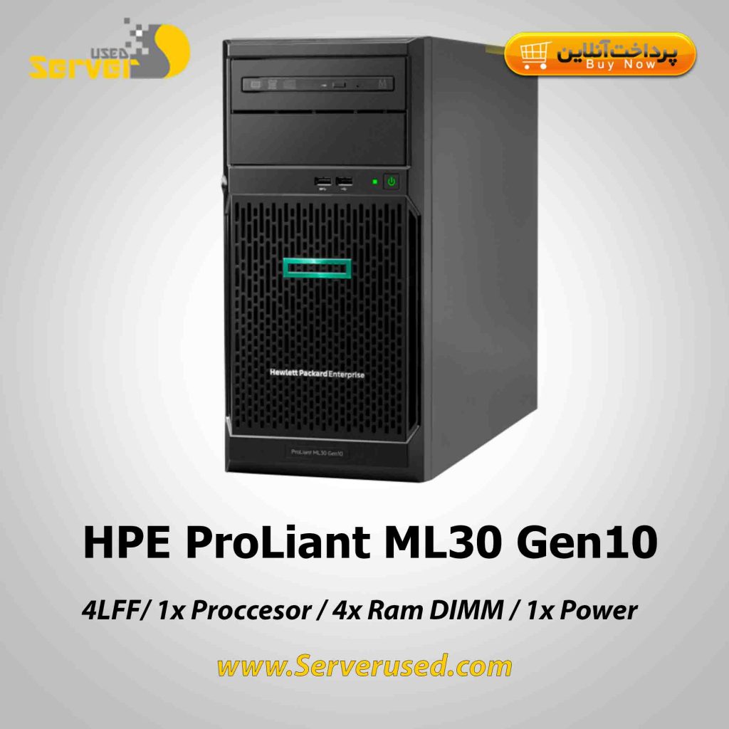 سرور صفر و نیو Hpe Proliant Ml30 Gen10 مرکز فروش سرور Hp و تجهیزات